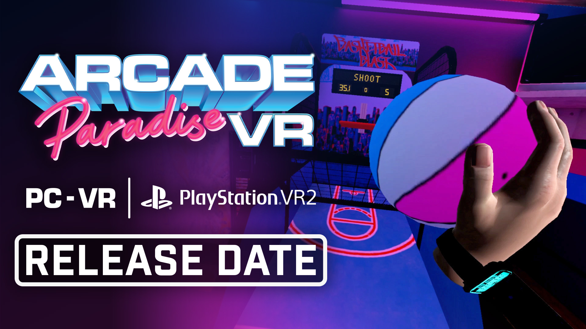 Arcade Paradise VR PC VR & PS VR2 Release Date Trailer - Wired Productions