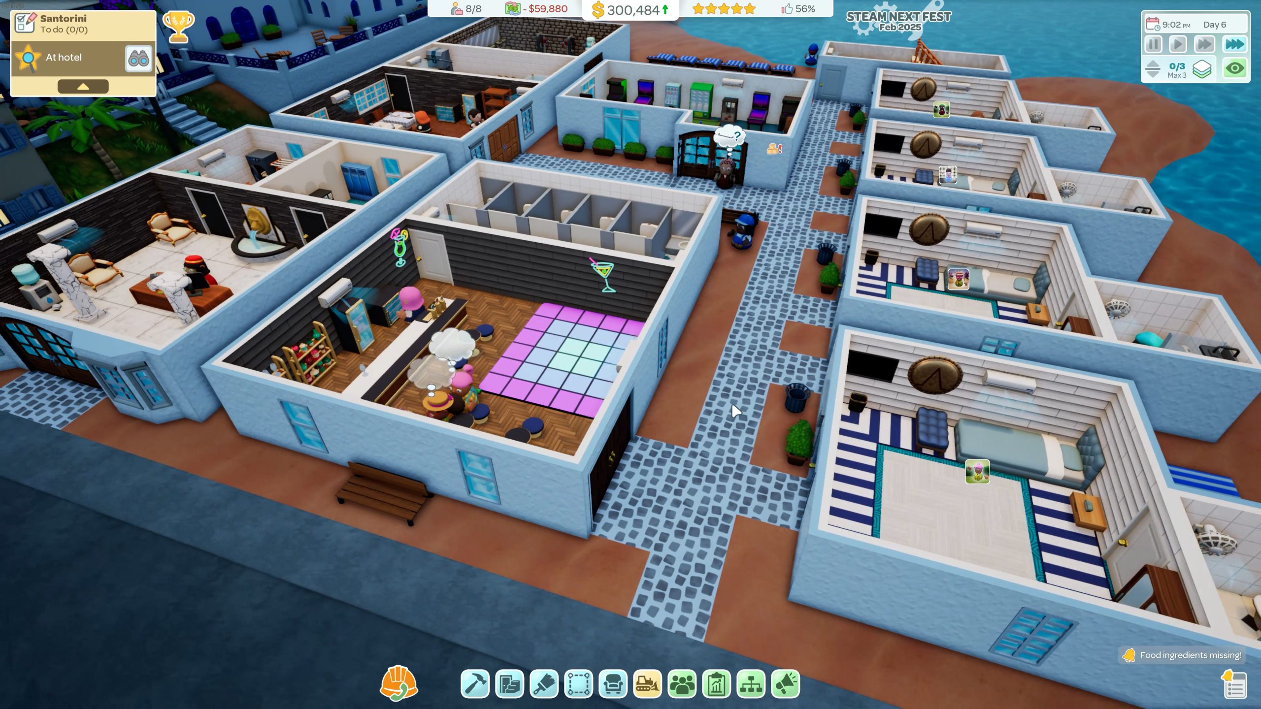 Introducing Hotel Architect Location No. 2: Santorini! - Wired Productions